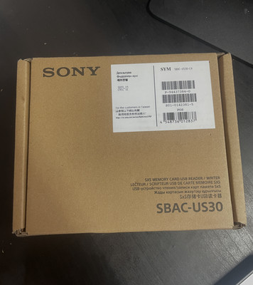 SONY SBAC-US30 SXS MEMORY CARD USB READER/WRITER NEW IN BOX UNUSED | eBay