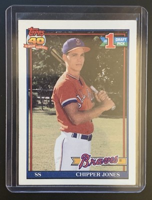 1991 Topps - Chipper Jones #333 (RC) | eBay