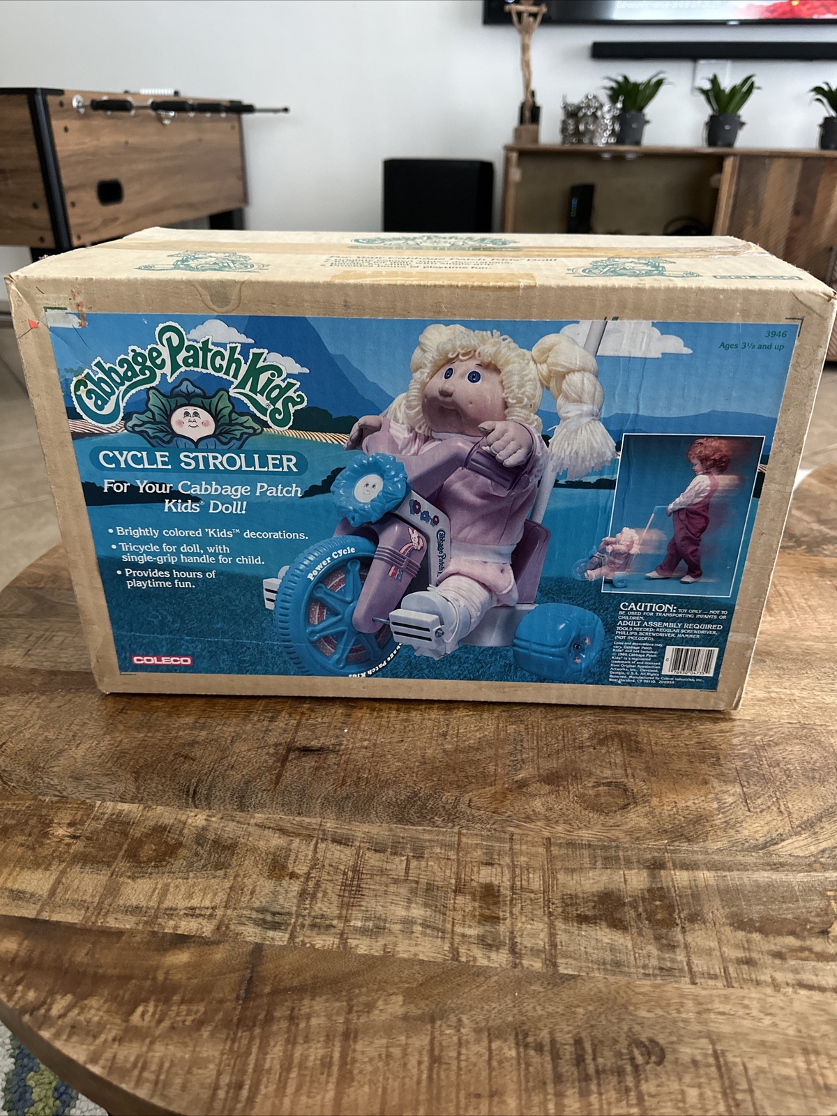 Cabbage Patch Kids 1986 Cycle Stroller For Dolls Multicolor Rare Sealed ...