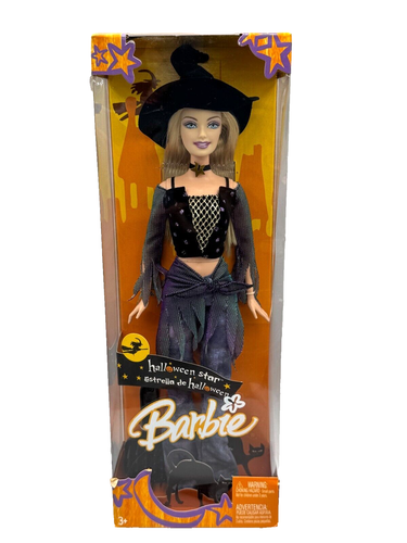 BK~ NIB BARBIE DOLL HALLOWEEN STAR 2005 WITCH G5320 | eBay