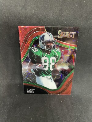 2022 Panini Select Draft Picks Randy Moss Red SP Card Vikings | eBay