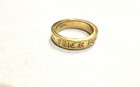 Chrome Hearts Authentic 22 K Gold signature FU ring | eBay