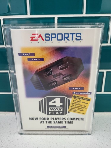 EA Sports 4 Way Play Sega Genesis CAS 90 | eBay