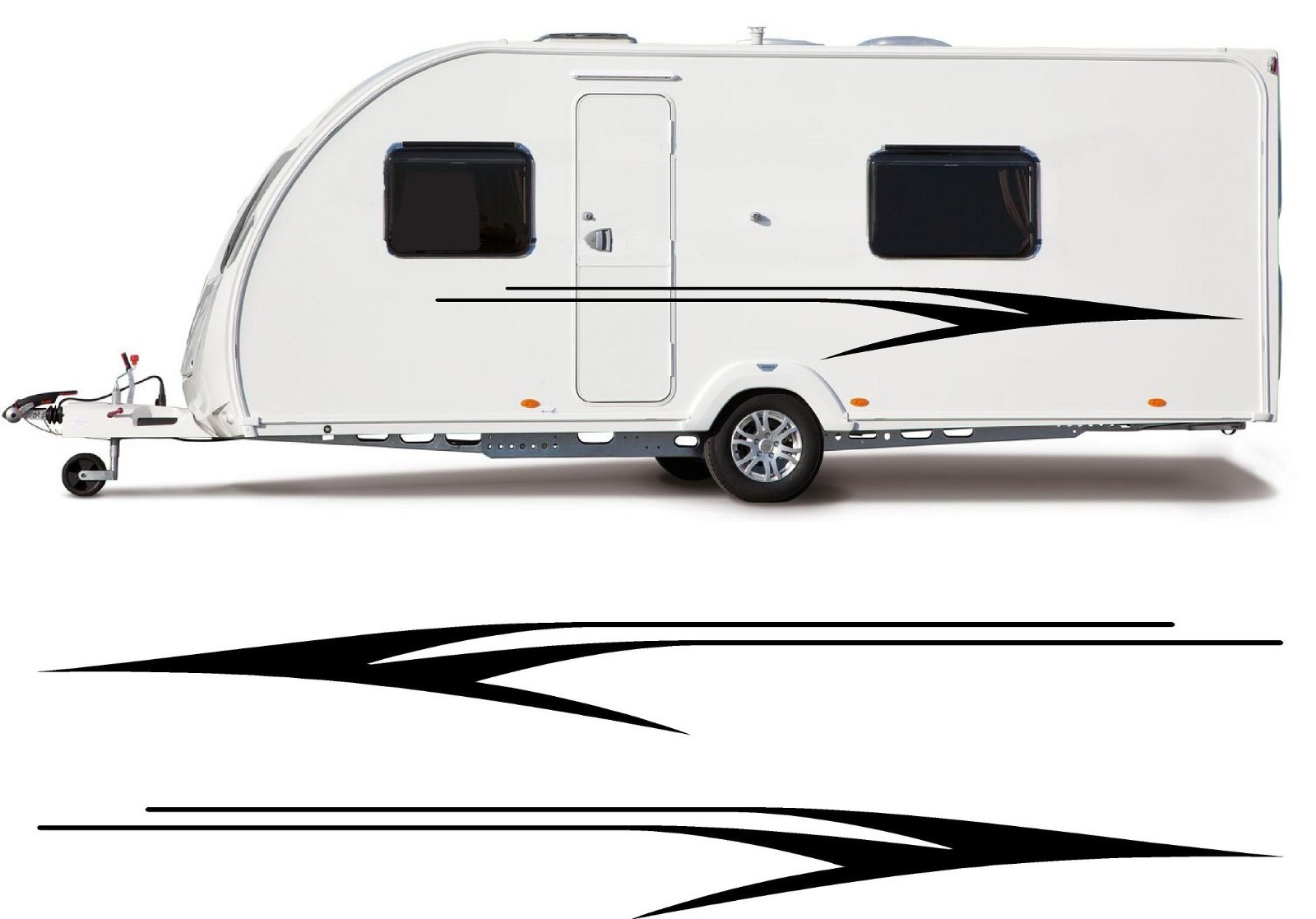 MOTORHOME/CARAVAN VINYL GRAPHICS KIT DECALS STICKERS STRIPES #19XL FAST ...