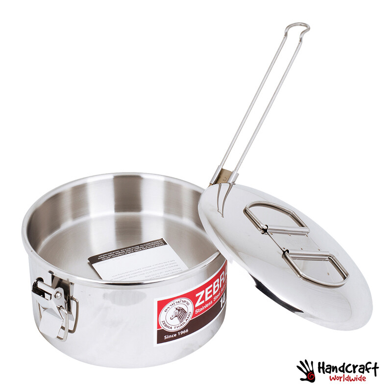 Zebra Lunch Box Stainless Steel Bowl Pan Set Bushcraft Survival Camping ...