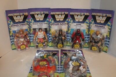Masters of the Universe MOTU WWE 7 Figure Lot: Goldberg, Macho Man ...