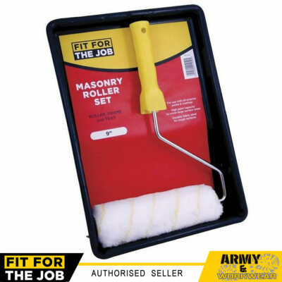 FFJ 9" Inch Masonry Set Painters Roller With Sleeve Blockwork roller ...