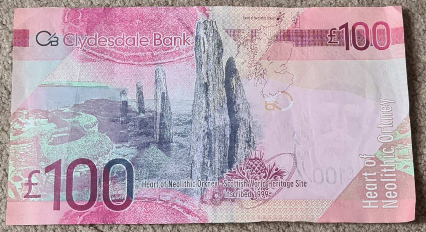Clydesdale Bank One Hundred Pound Note £100 | eBay UK