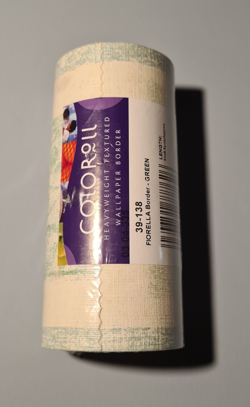 VINTAGE WALLPAPER BORDER (Unpasted) 130mm/5mtr, COLOROLL Vinyl 39-138 ...