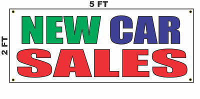 New Car Sales Banner Sign | eBay