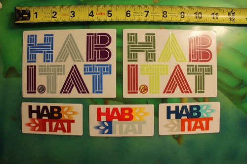 HABITAT Skateboards Rasta Nature Color Alien Workshops Skate STICKER ...