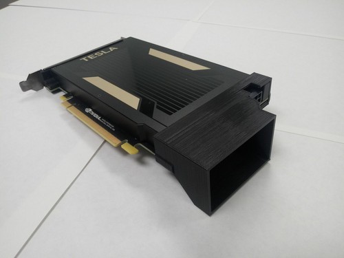 NVIDIA Tesla P40 K80 P100 V100 FHHL M40 cooling fan shroud duct | eBay UK