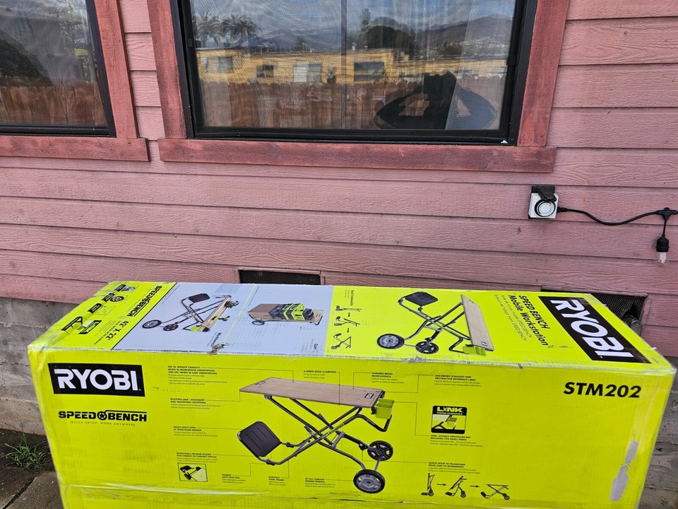 Ryobi STM202 SPEED BENCH Mobile Workstation Large 42" x 22" - Brand New ...