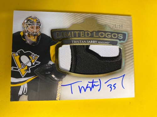DA90967 2021-22 The Cup Limited Logos #LLTJ Tristan Jarry AUTO PATCH ...