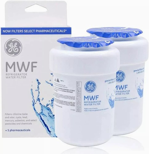 2 PACK GE MWF Brand New GWF 46-9991 MWFP Smartwater Fridge Water Filter ...