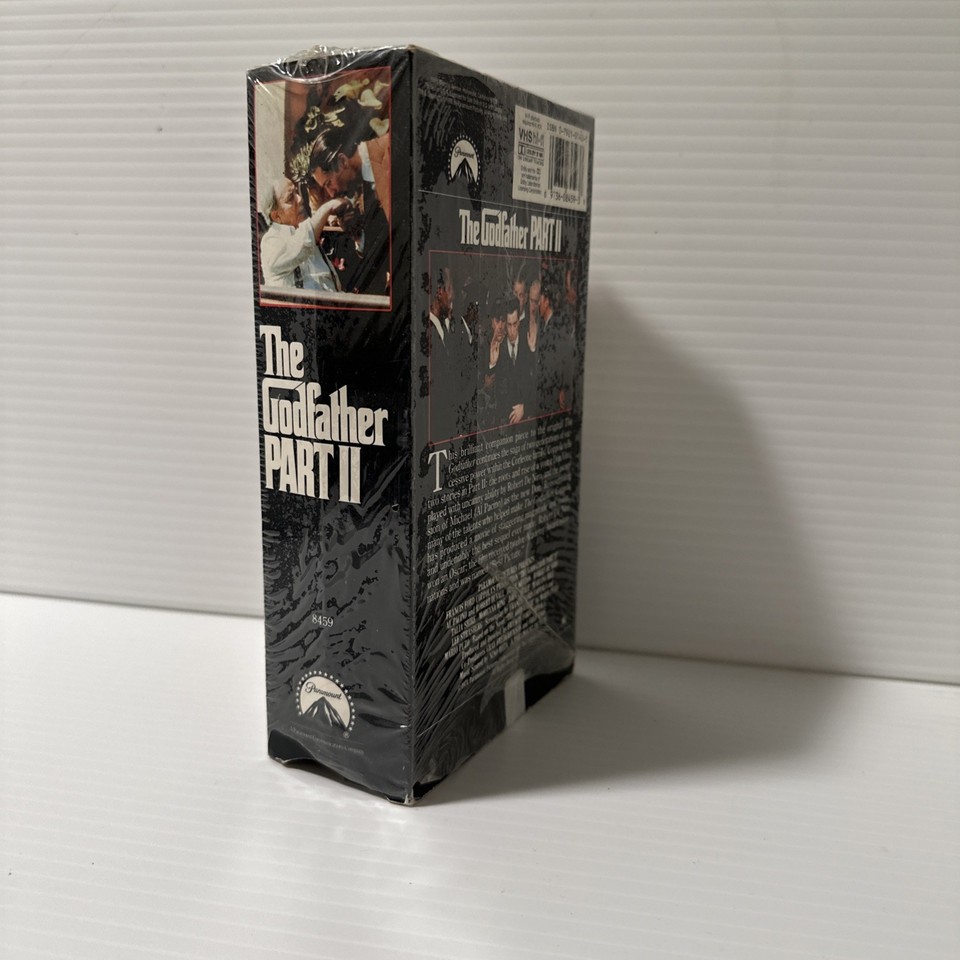 The Godfather Part II (VHS, 1997, 2-Tape Set, Closed Captioned) Great ...