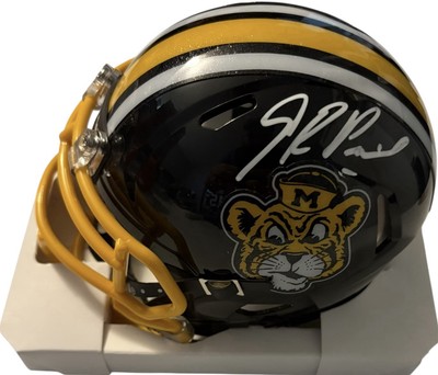 Missouri Tigers Gary Pinkel Signed Sailor Mini Helmet JSA Certified | eBay
