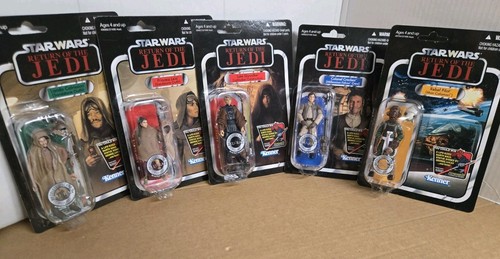 SET OF 5 STAR WARS ROTJ BLU-RAY DELETED SCENE FIGURES VINTAGE ...