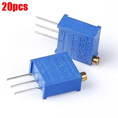 20Pcs 3296W-104 3296 W 100K Ohm Trim Pot Trimmer Potentiometer qf | eBay