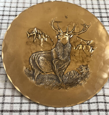 The Hartford Stag Bronze Plate | eBay