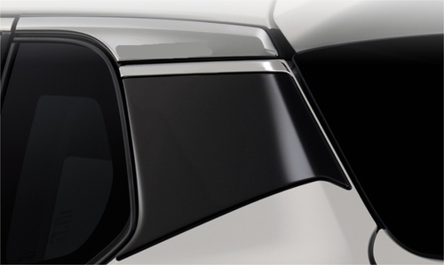 Black Rear Window Decoration Frame Cover Trim For 2020-2023 Toyota ...