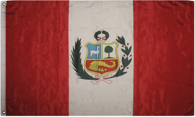 3x5 Peru Flag Peruvian Country Banner South American Pennant Bandera ...