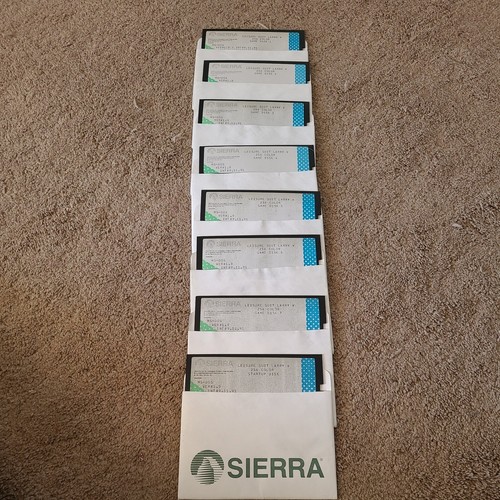 VTG 1991 LEISURE SUIT LARRY V MS-DOS 1-7 Plus Starter Disk, Not ...