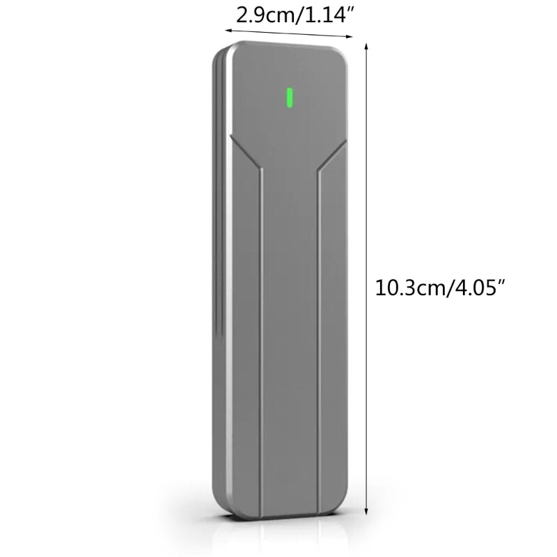 M.2 NVMe SSD Enclosure, Tool-Free USB C External 10Gbps M.2 NVMe SSD ...