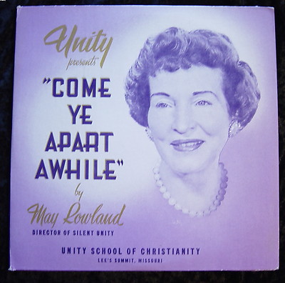 UNITY presents: May Rowland-Come Ye Apart Awhile (10" red-vinyl record ...