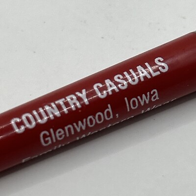VTG Ballpoint Pen Country Casuals Glenwood IA Family Western Wear ...