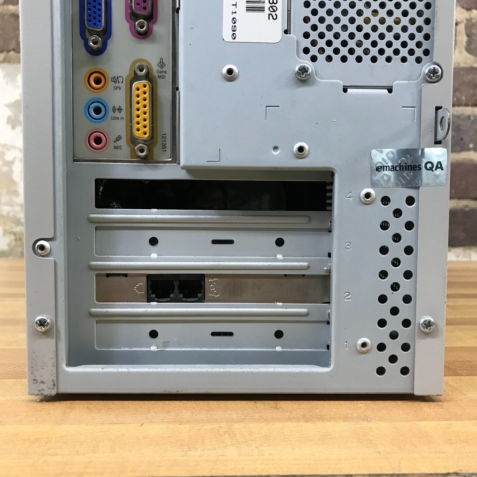 eMachines T1090 PC for Retro Gaming Celeron 897MHz 128MB RAM (Windows ...