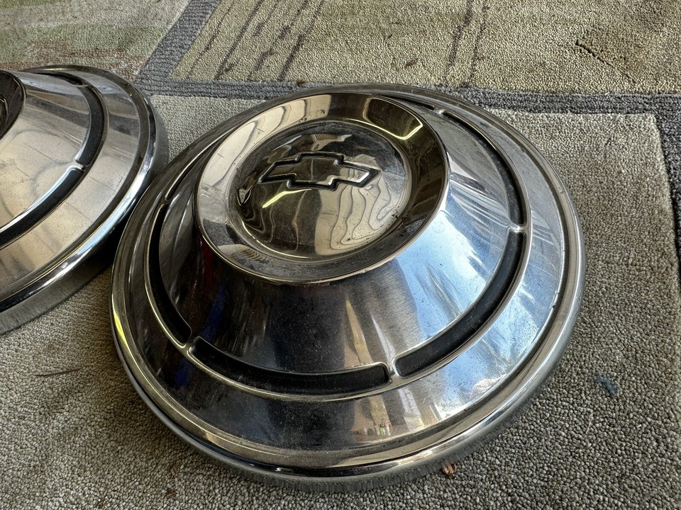 2 VINTAGE 1969 COPO CAMARO CHEVELLE 427 CHEVY COPO STYLE COVERS HUBCAPS ...