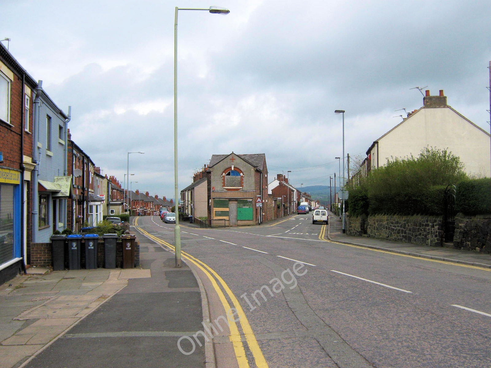 Photo 6x4 Junction of John Street and High Street Biddulph This is the ...