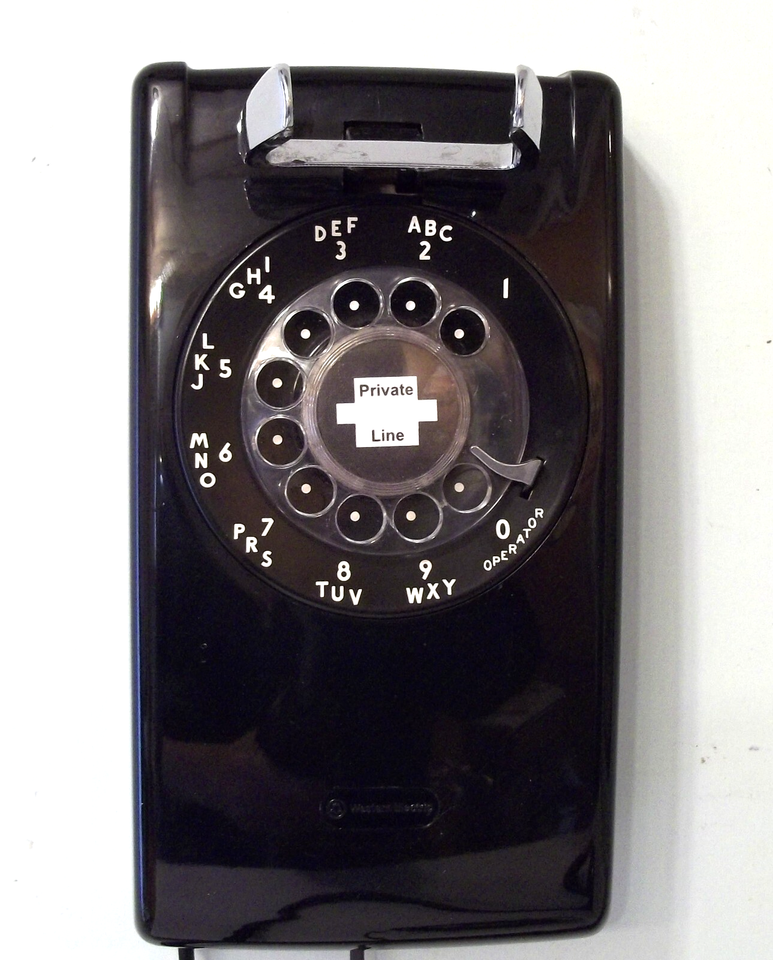 Vintage Western Electric Bell System Wall Telephone Restored, Works ...