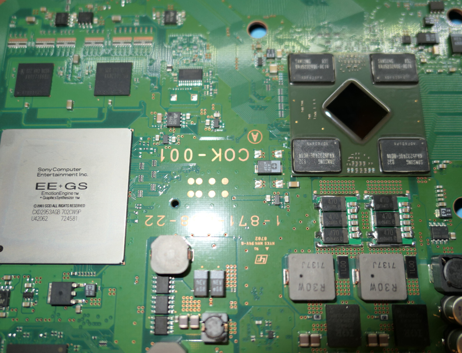 Sony Playstation 3 Fat 60GB CECHA01 COK 001 Motherboard PCB 65nm sony-playstation-3-fat-60gb-cecha01-cok-001-motherboard-pcb-65nm