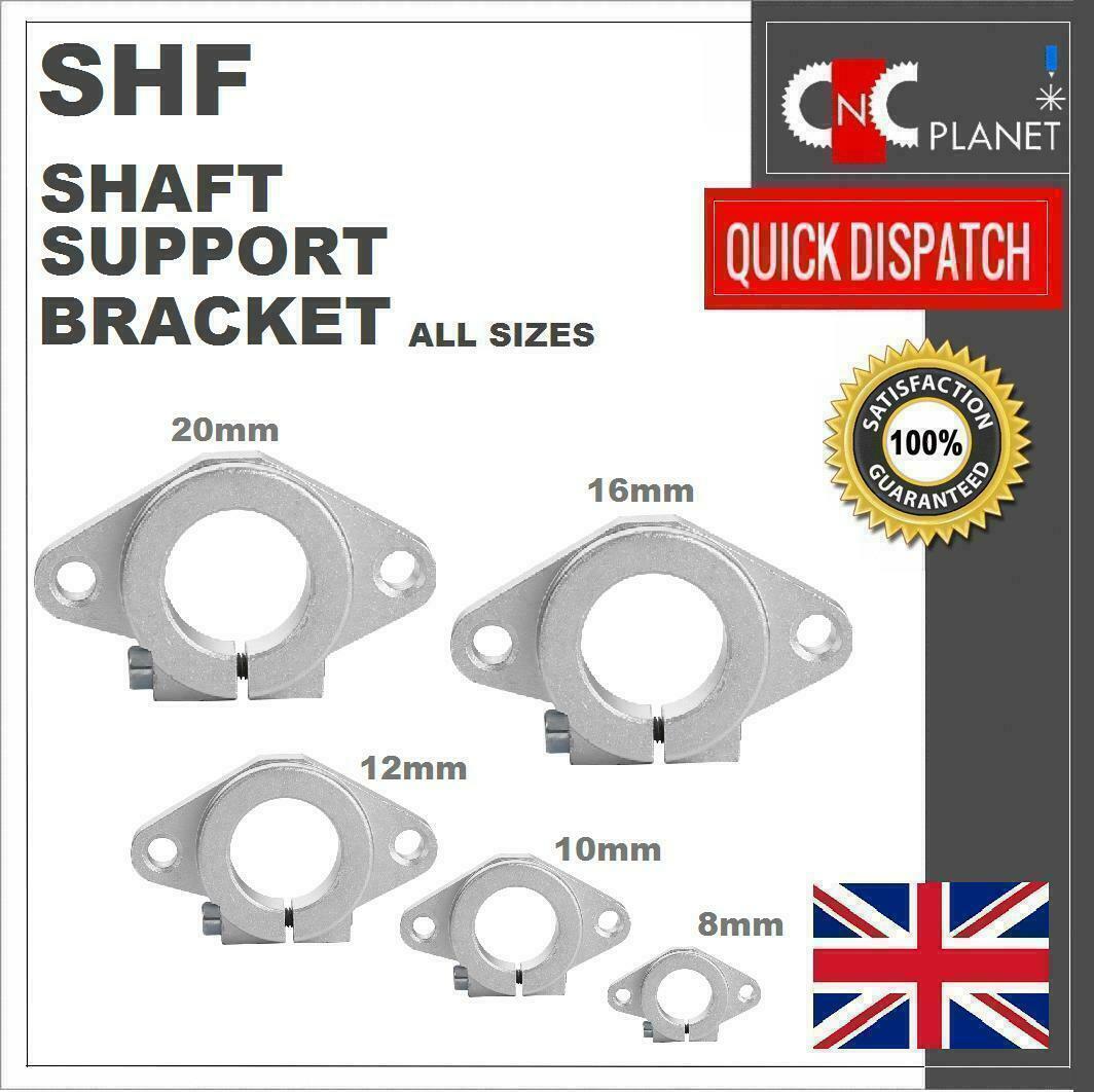 SHF8 SHF10 SHF12 SHF16 SHF20 8 10 12 16 20 mm Bore LINEAR SHAFT SUPPORT ...