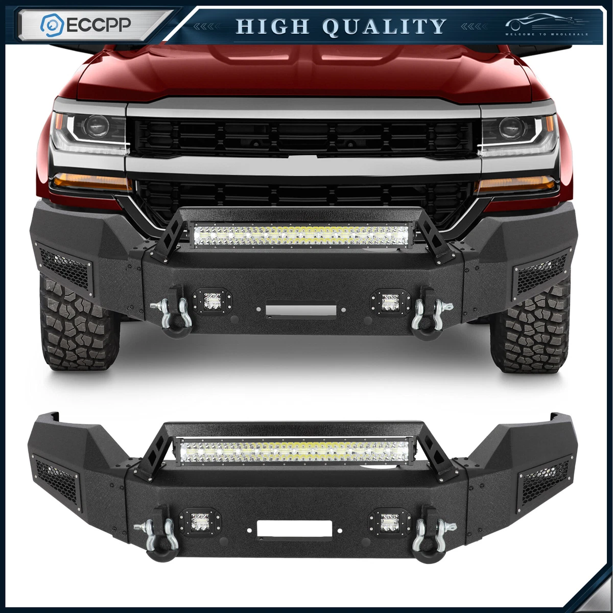 Hidden Winch Bumper Chevy Silverado 1500 2WD/4WD, 46% OFF