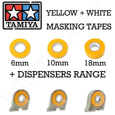 Tamiya Masking Tapes Full Range 0.2 to 0.5mm Flat Fast Shipping | eBay