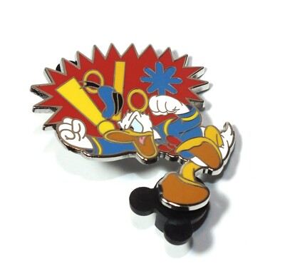 Disney Pin Trading Angry Donald Duck Exclamation Point Text Cloud Angry ...
