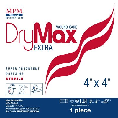 DryMax Extra Super Absorbent 4" x 4" BX of 10 | eBay