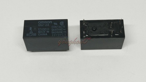 5PCS NEW OMRON G5Z-2A-12VDC Power Relay 12VDC 6Pin 5A | eBay