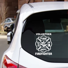 Volunteer Firefighter Decal Tumbler Car Truck Wall Window Sticker 22 ...