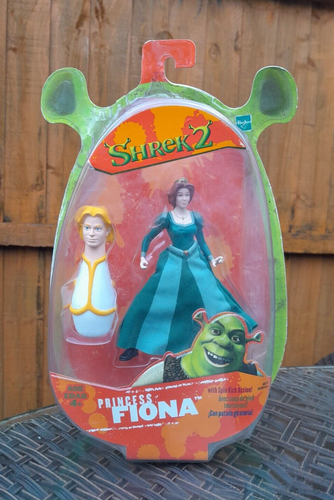HASBRO SHREK 2 PRINCESS FIONA WITH SPIN KICK ACTION FIGURE ON NON-MINT ...