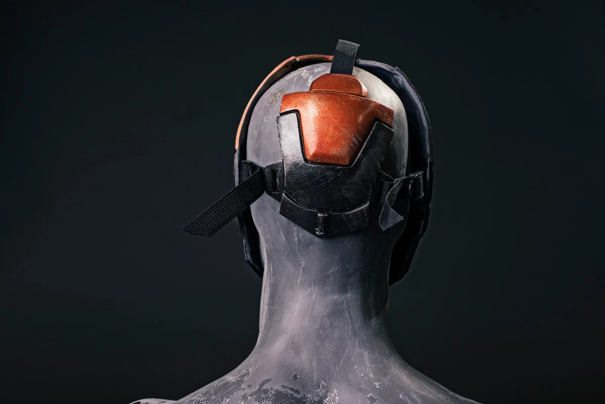 Deathstroke Arkham Origins Helmet Drawing