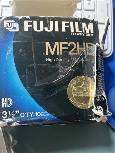 11pcs Fuji Film MF2HD High Density 3 1/2 3.5 Inch Floppy Disks HD OPEN ...