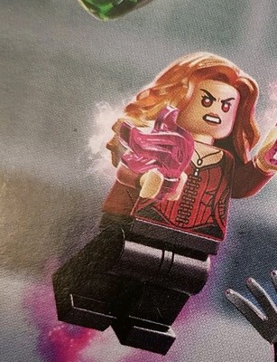 Lego Marvel Scarlet Witch Wanda Maximoff Minifigure Brand New ...