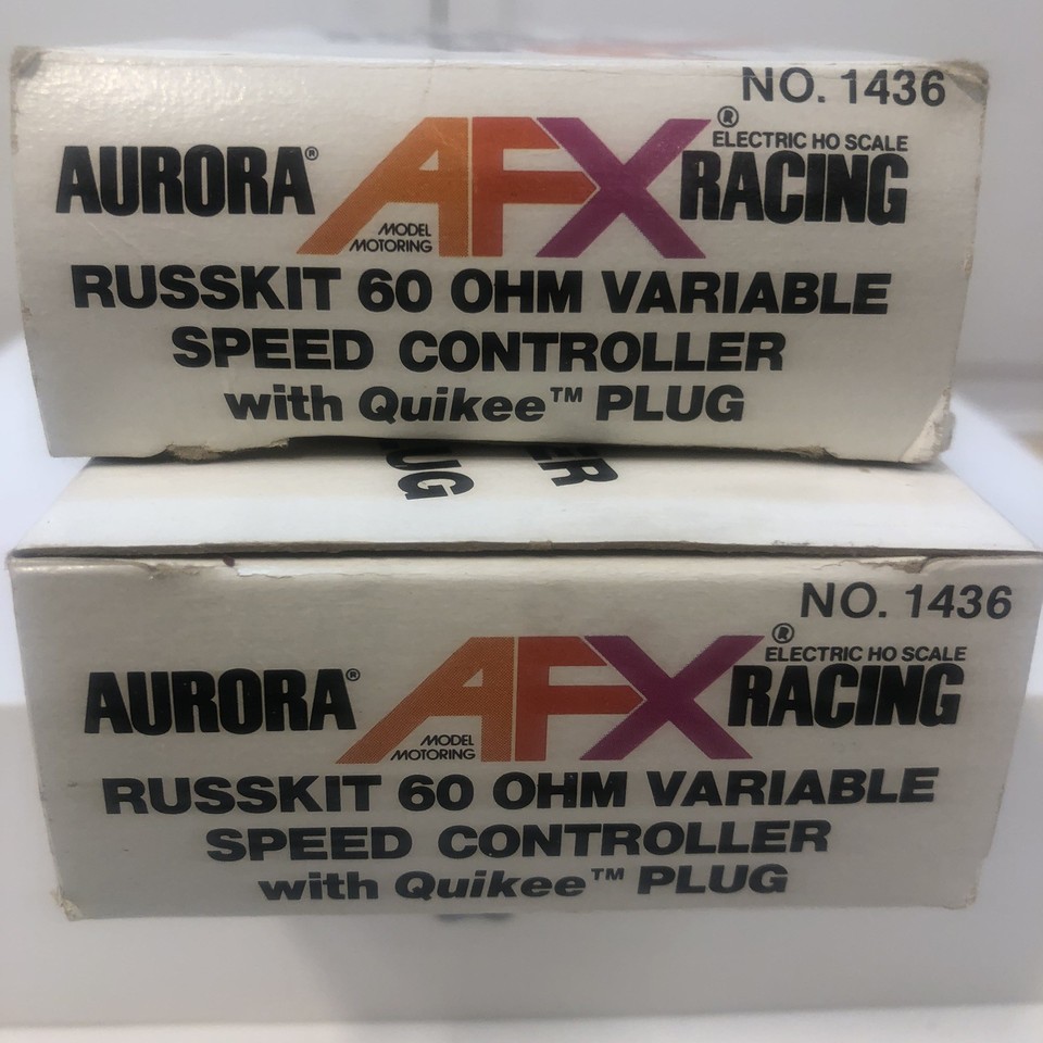 Aurora AFX Russkit 60 OHM Speed Controller With Quikee Plug For HO Slot ...