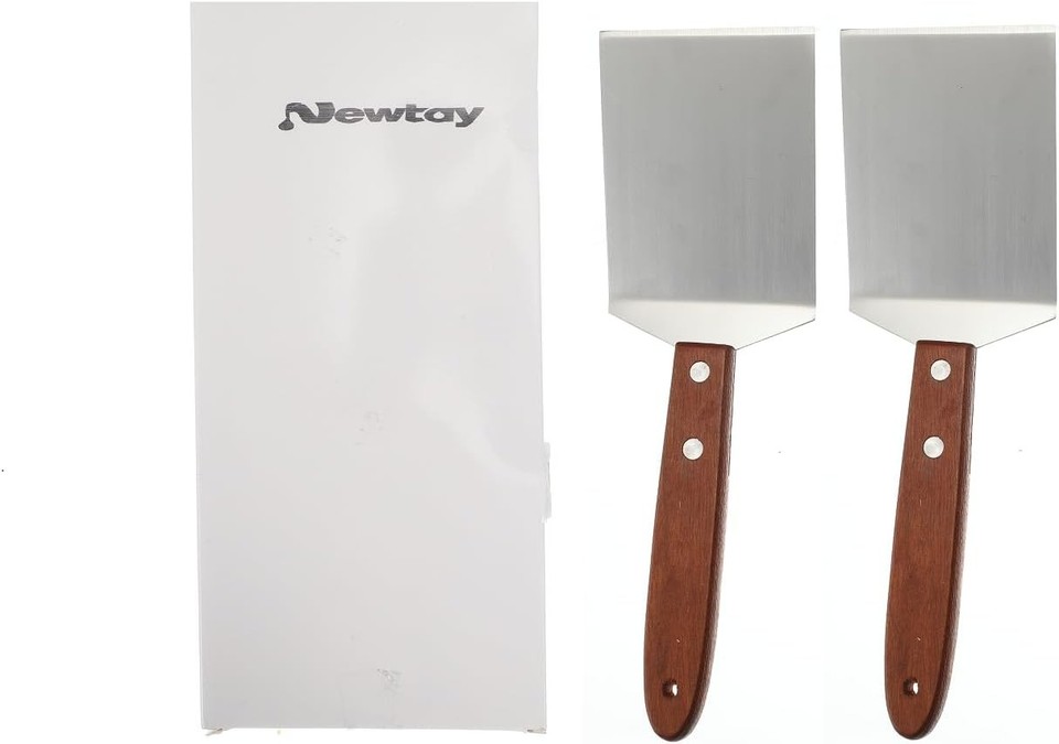 2 Pieces Small Brownie Cookie Spatula Metal Stainless Steel Spatula ...
