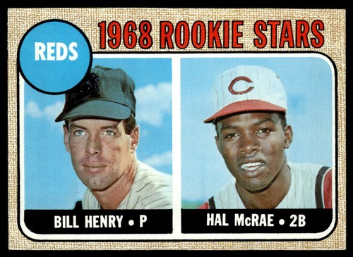 1968 TOPPS 1968 REDS ROOKIE STARS (BILL HENRY/HAL MCRAE) #384 DP18 | eBay