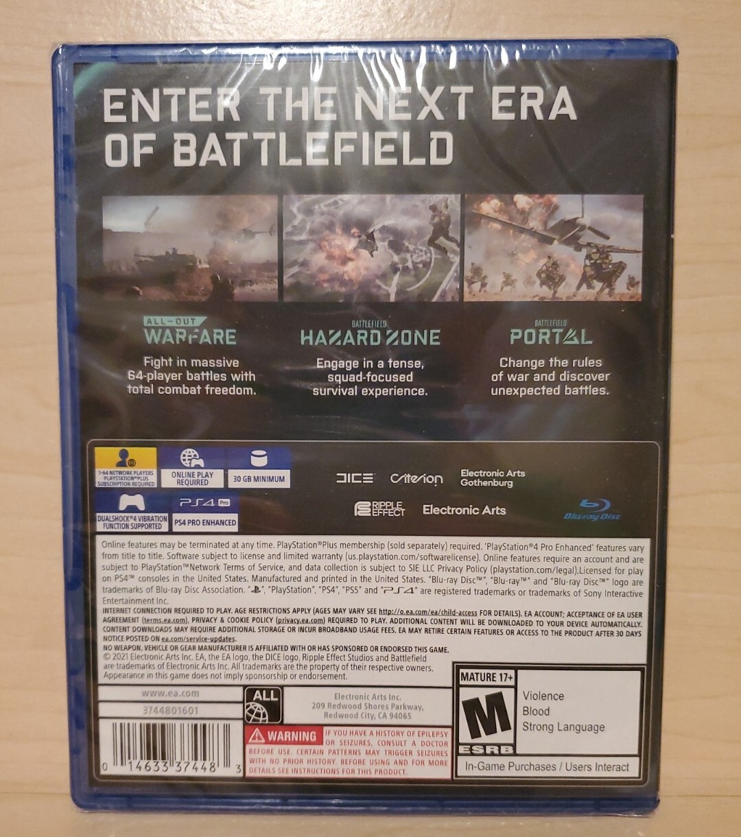 Battlefield 2042 (PS4 PlayStation 4 ) w/ Steelbook STEEL BOOK - Brand ...